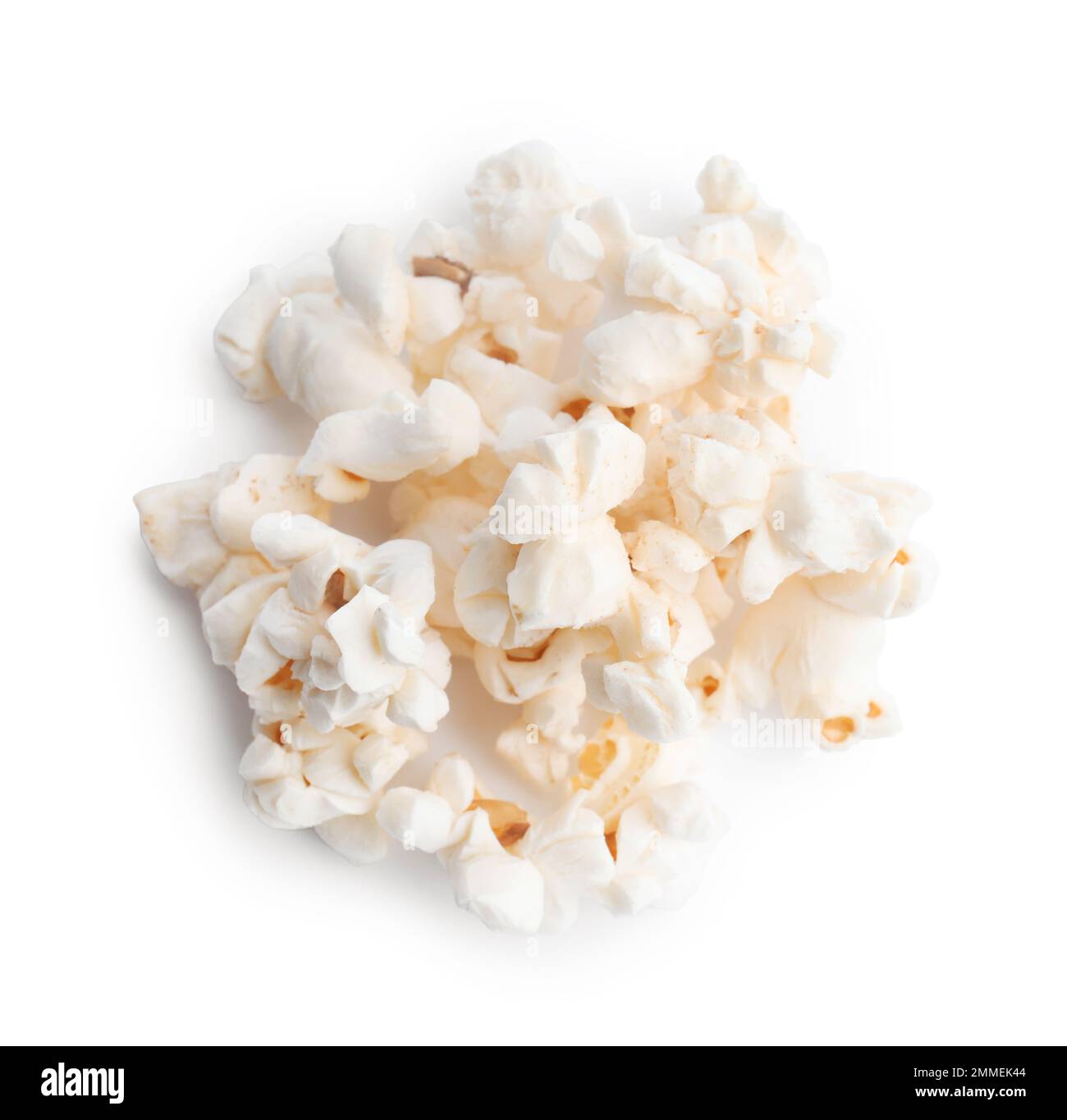 Tasty fresh pop corn isolated on white Stock Photo - Alamy
