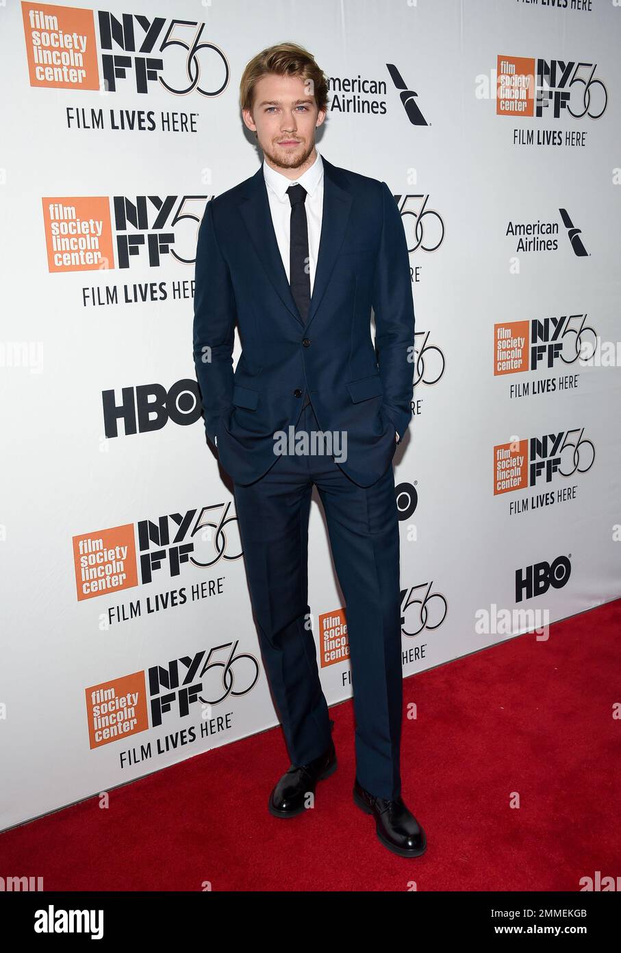 Actor Joe Alwyn attends the 56th New York Film Festival opening night ...