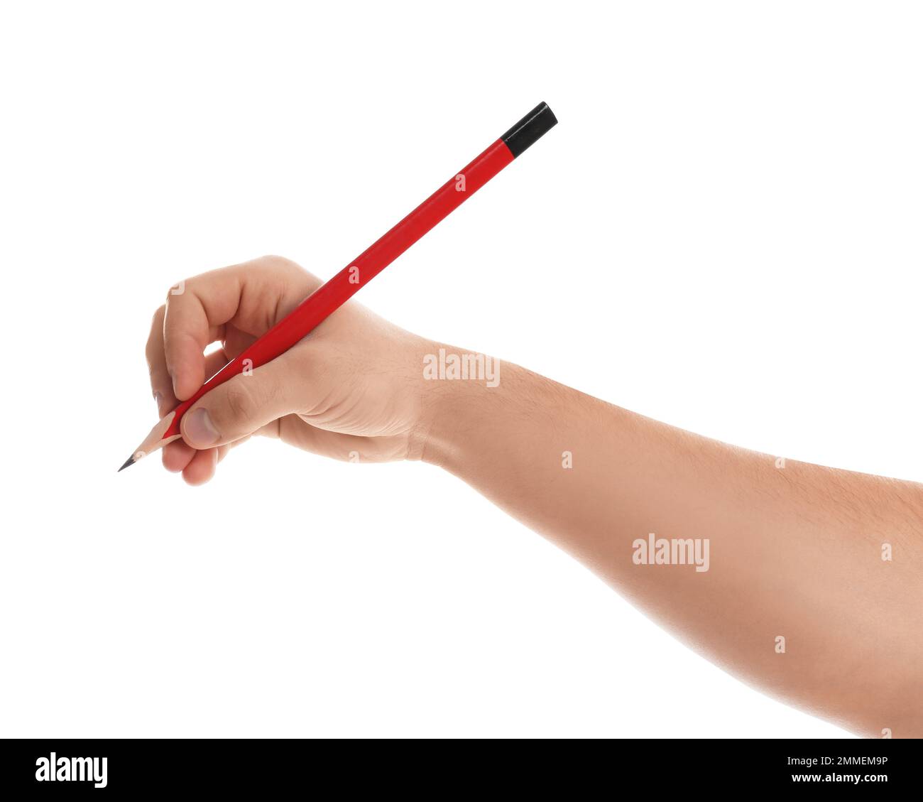 Man holding pencil hi-res stock photography and images - Alamy