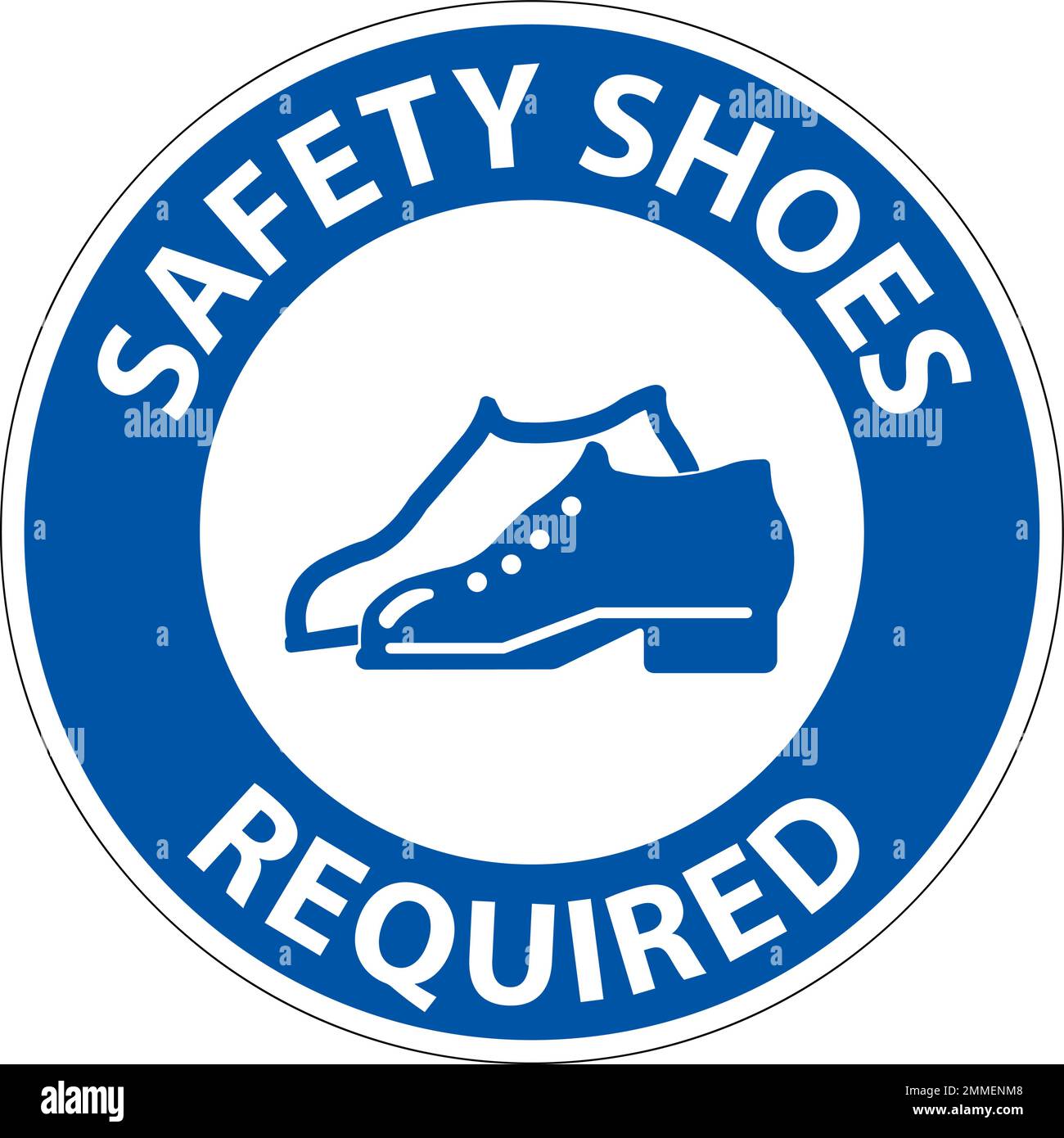 Label Floor Sign, Safety Shoes Required Stock Vector Image & Art - Alamy