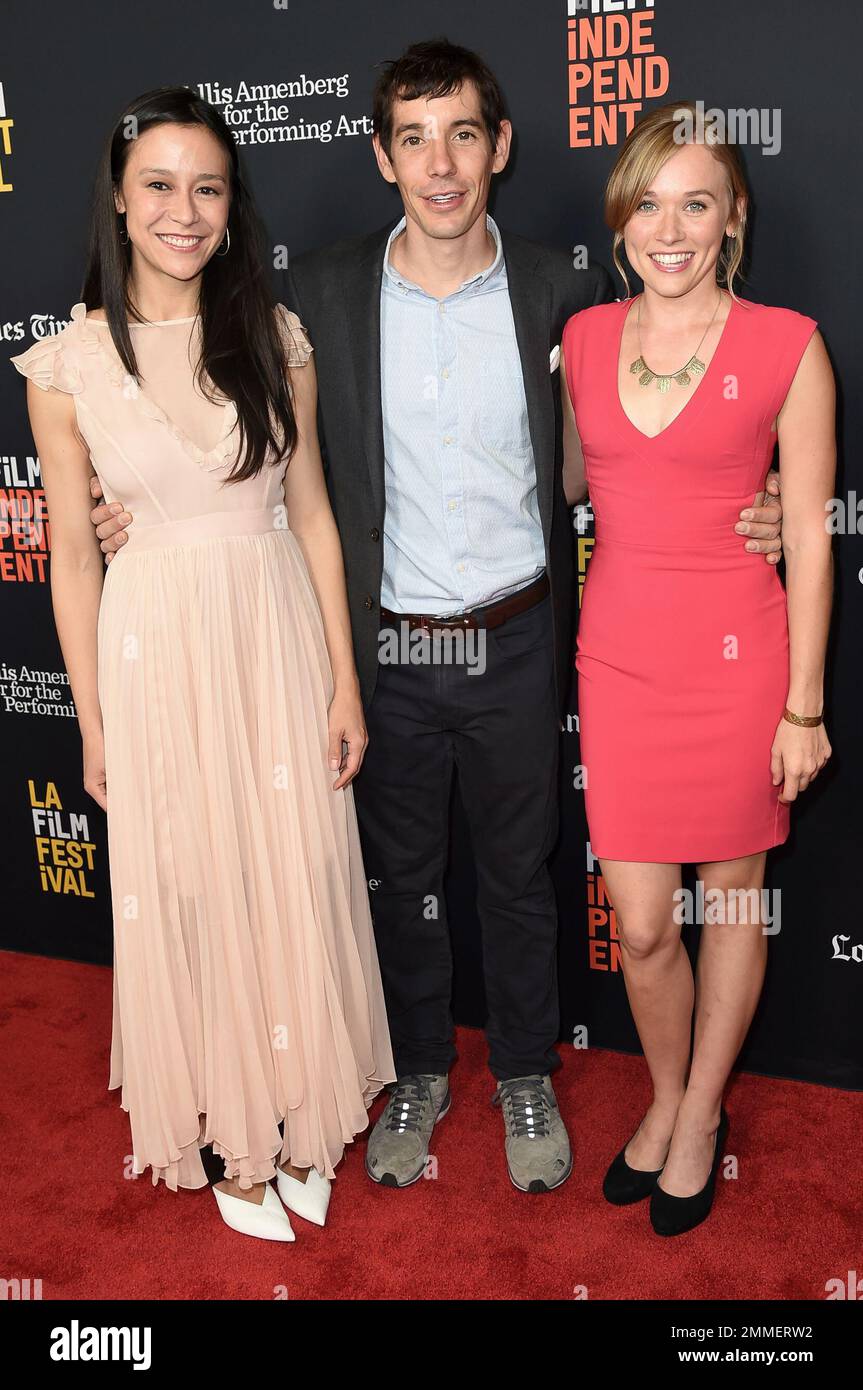 Elizabeth Chai Vasarhelyi, from left, Alex Honnold and Sanni McCandless ...