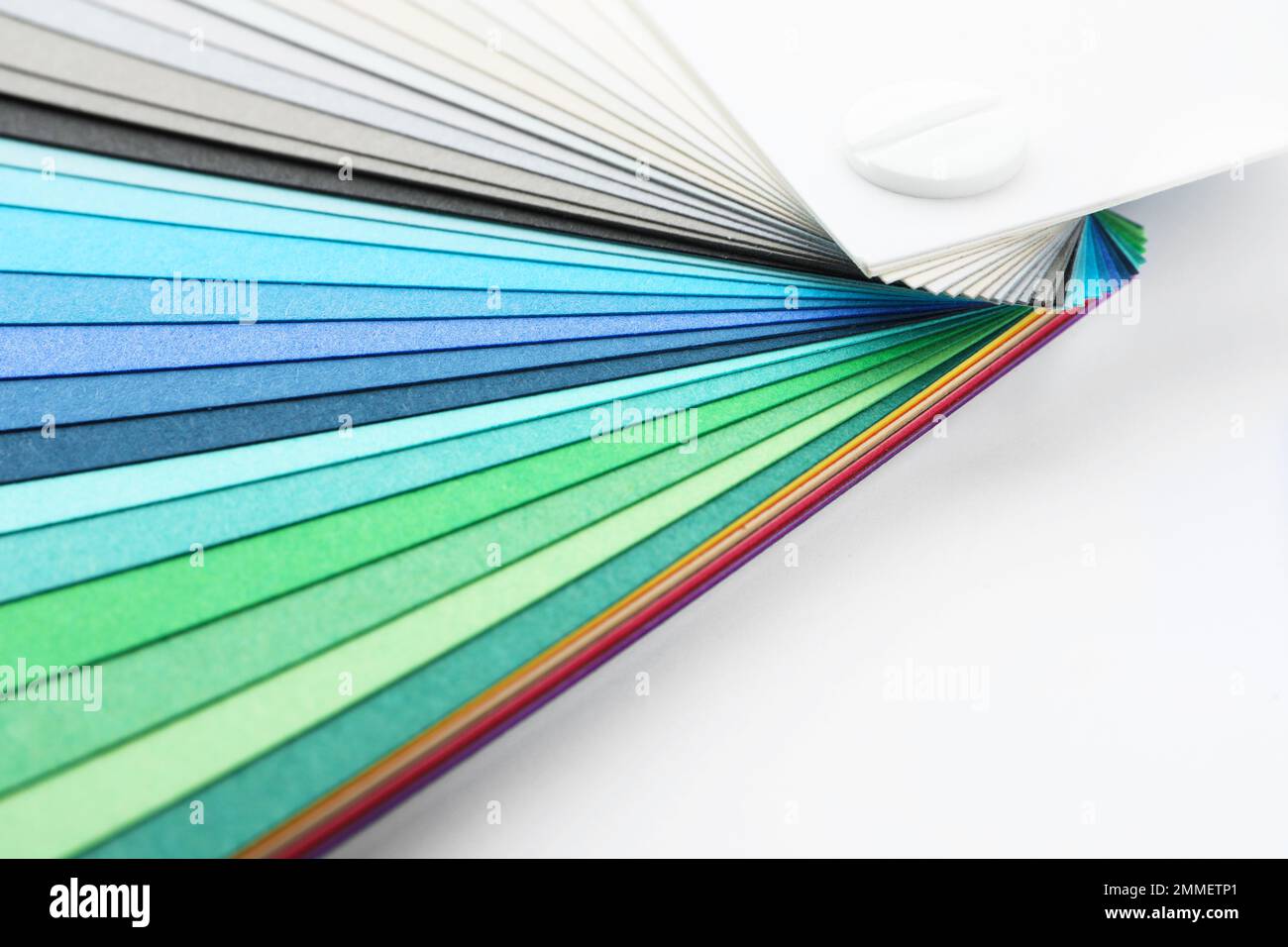 Color palette samples on white background, closeup Stock Photo - Alamy