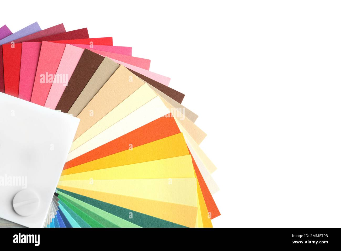 Color palette on white background, top view Stock Photo - Alamy