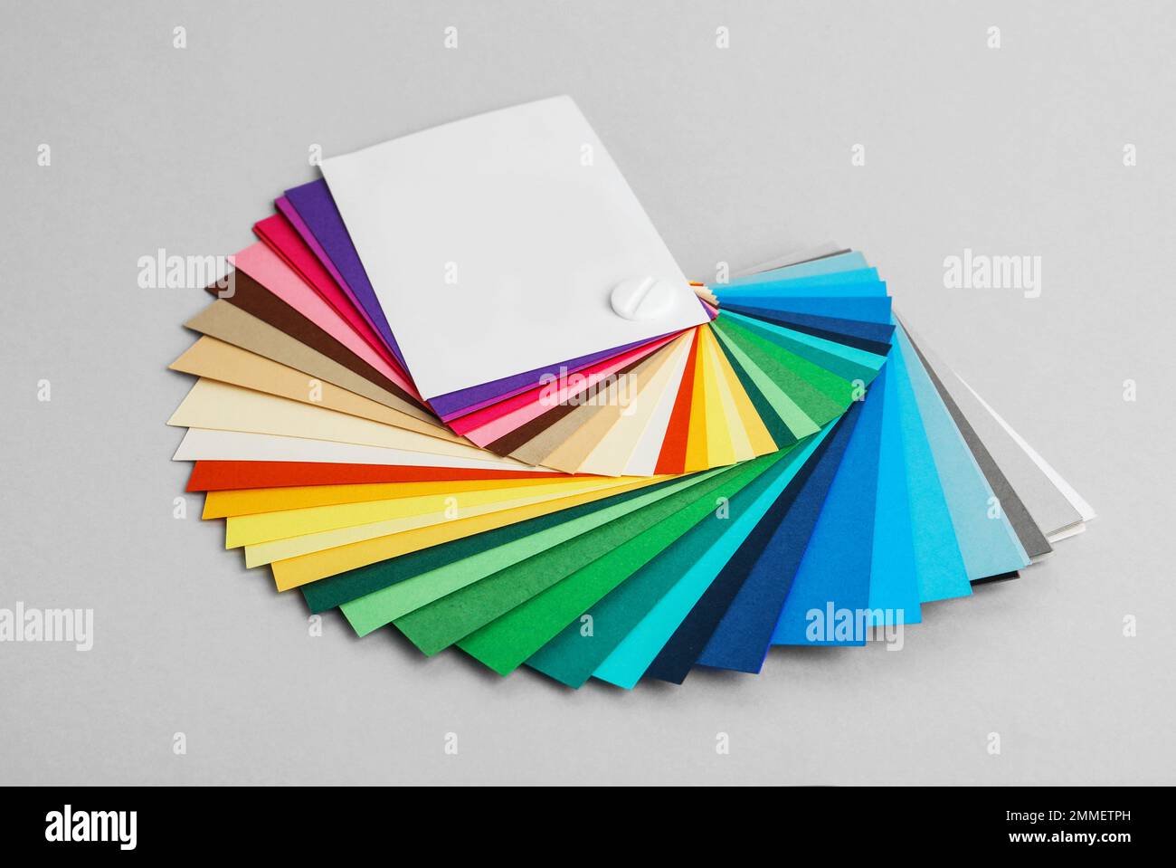 Color palette on light grey background. Professional samples Stock ...
