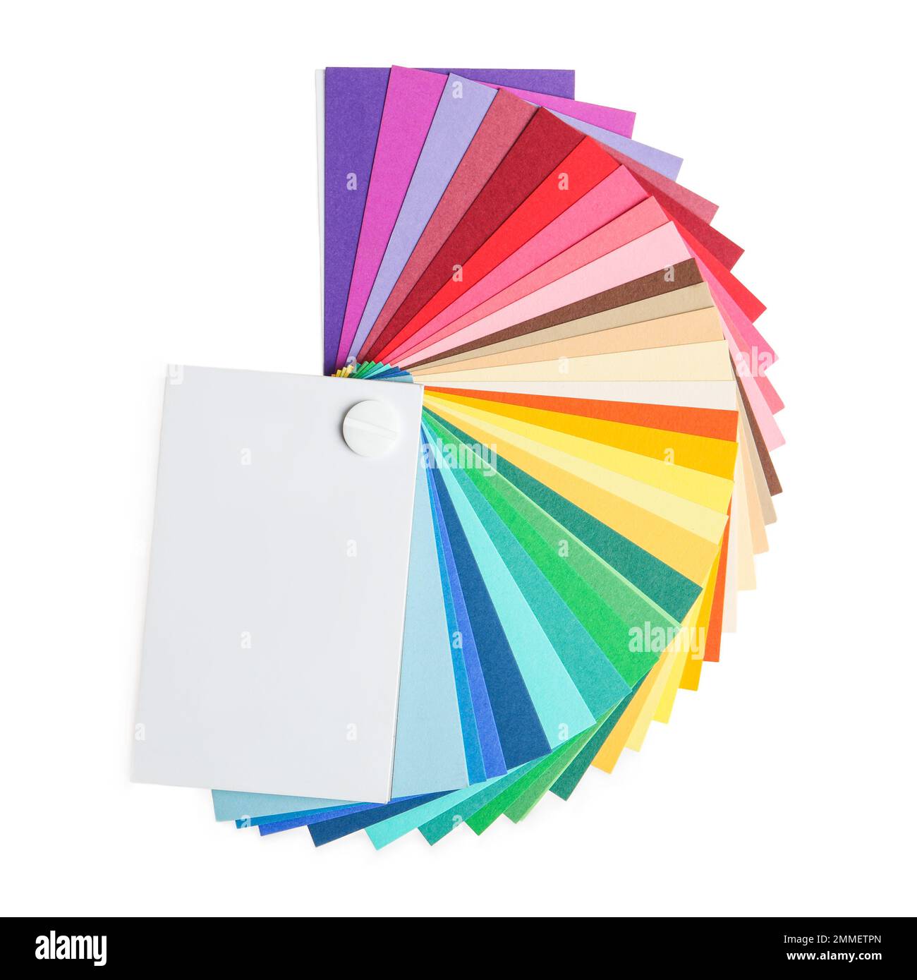 Color palette on white background, top view Stock Photo - Alamy