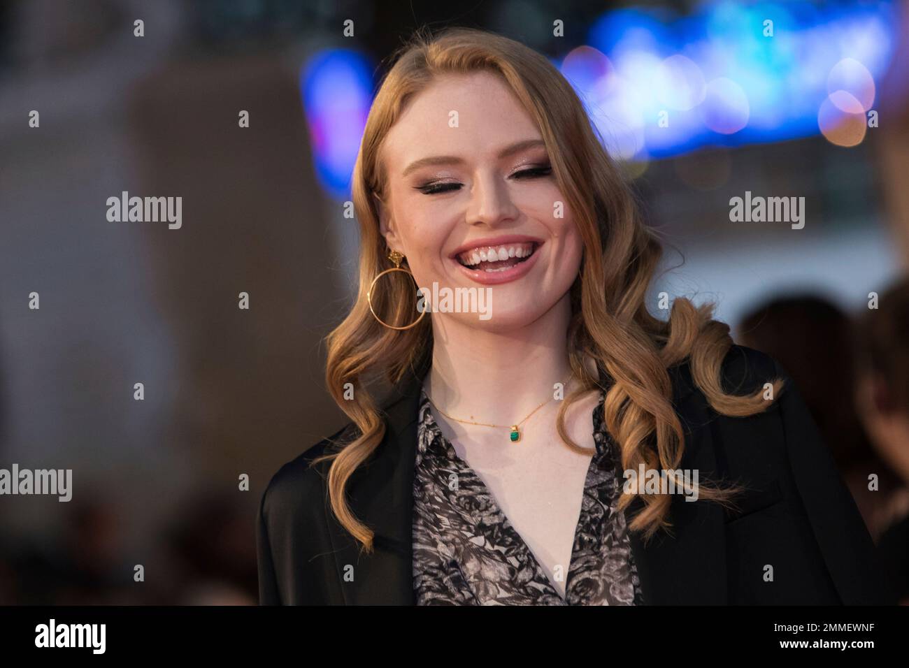 Freya Ridings poses for photographers upon arrival at the premiere of ...