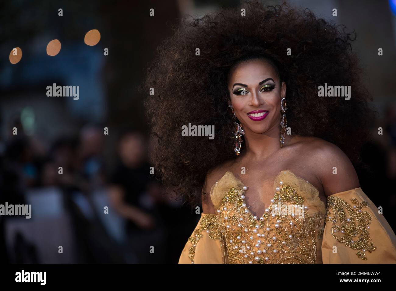 Shangela Laquifa Wadley poses for photographers upon arrival at the ...