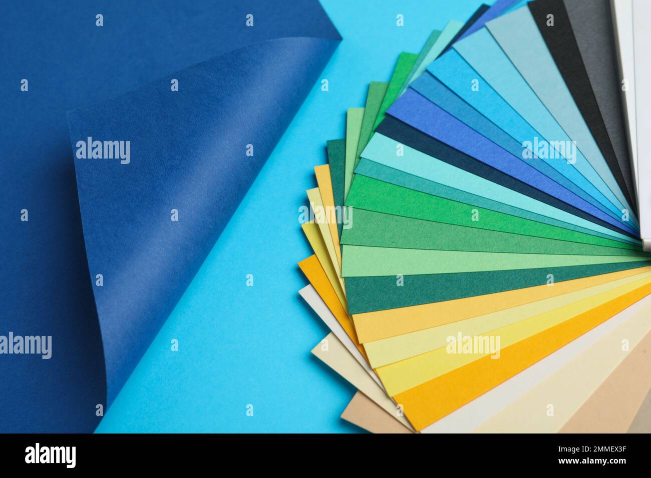 Paper color chart background different hi-res stock photography and ...