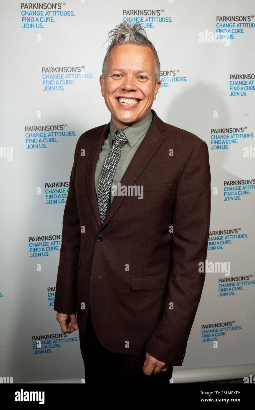 Rob Deering poses for photographers upon arrival for the Parkinson's UK ...