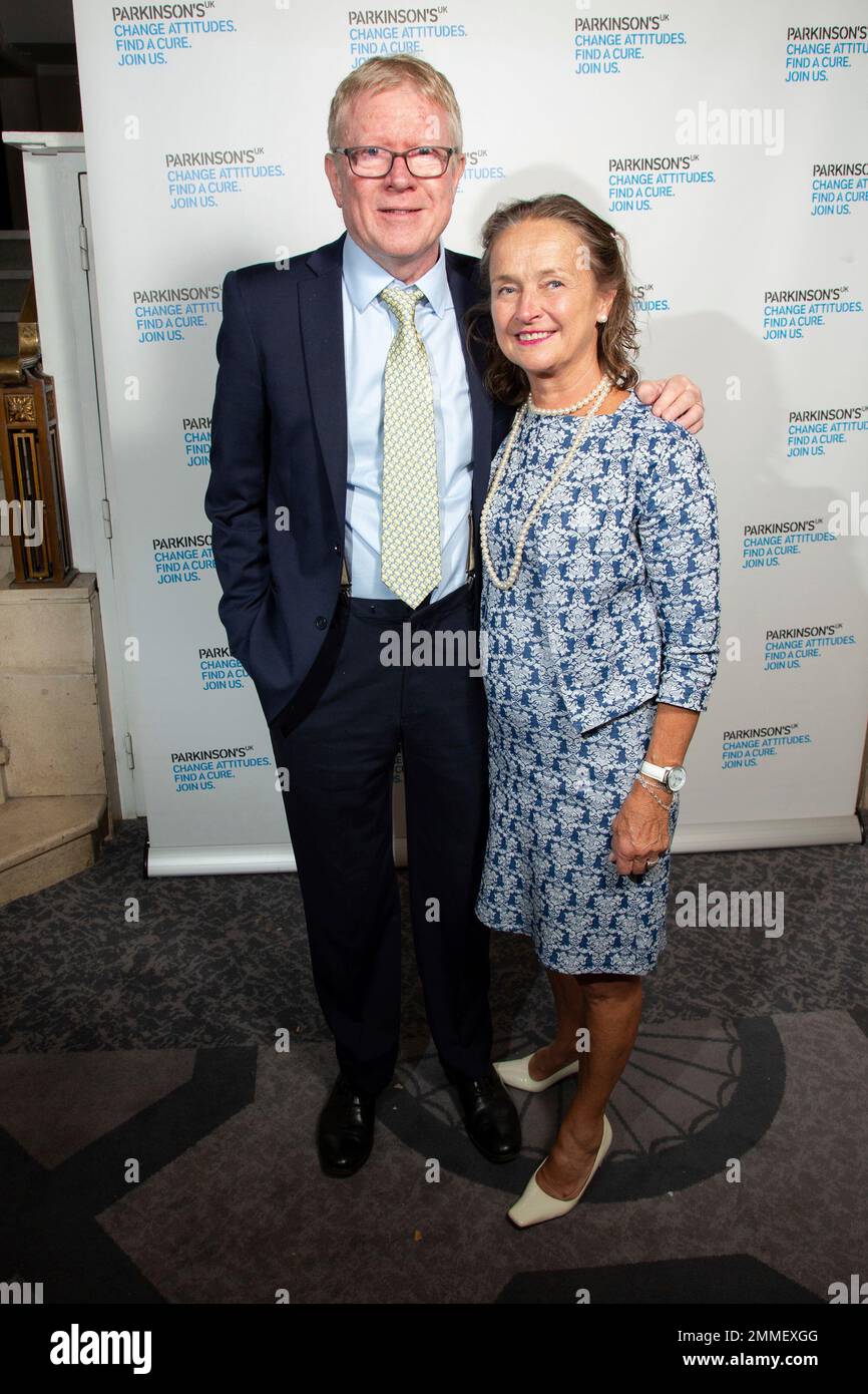 David Jensen and Gudrun Jensen pose for photographers upon arrival for ...