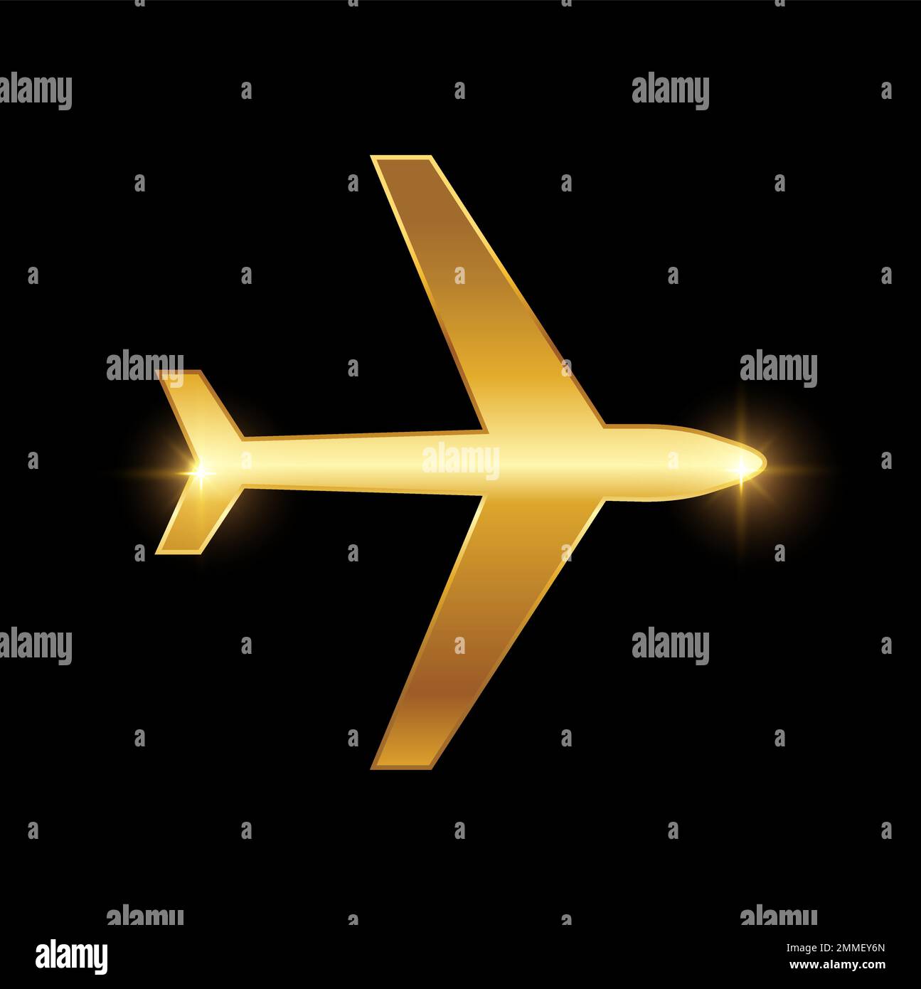 A vector illustration of Golden Plane Travel Tourism Logo Sign Stock ...