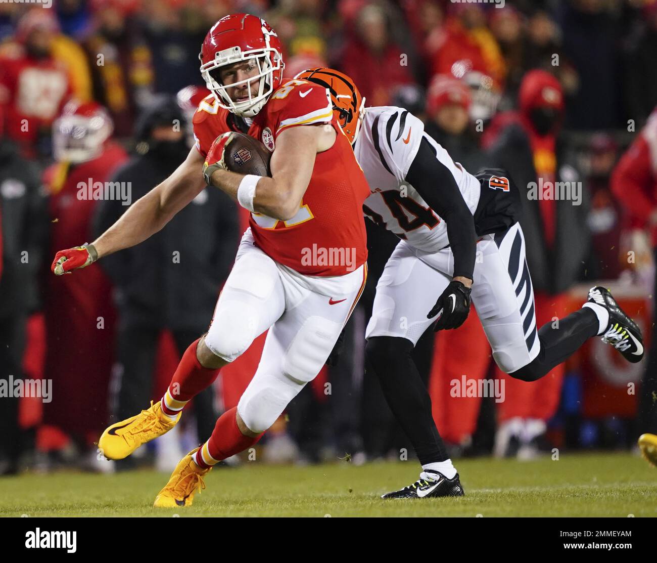 Kansas City, United States. 29th Jan, 2023. Kansas City Chiefs tight ...