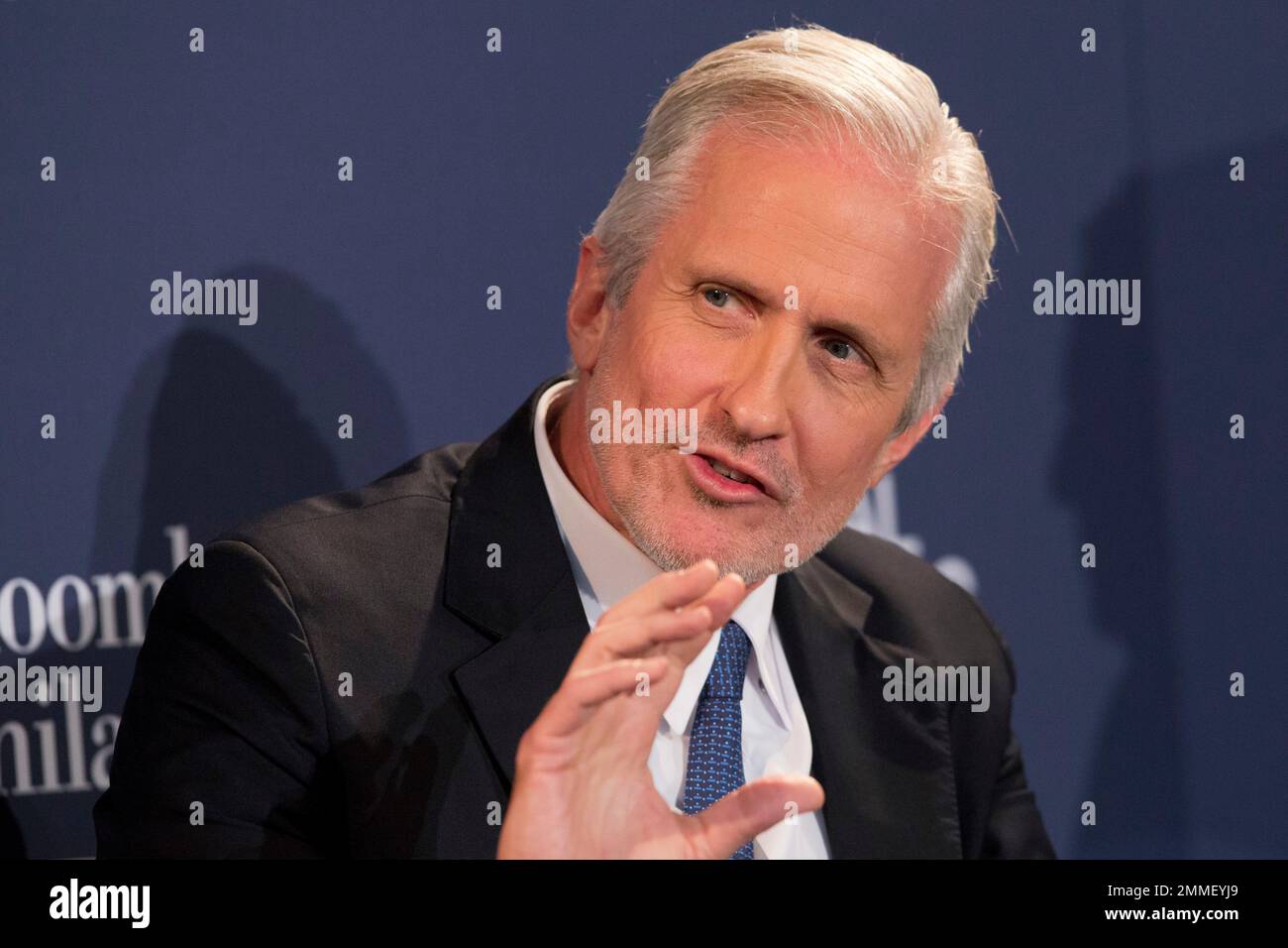 Jim Coulter, Co-CEO and Founding Partner of TPG, speaks at the ...