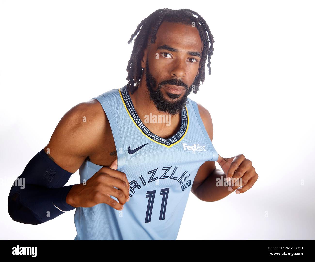 Memphis Grizzlies guard Mike Conley poses during the team's NBA ...
