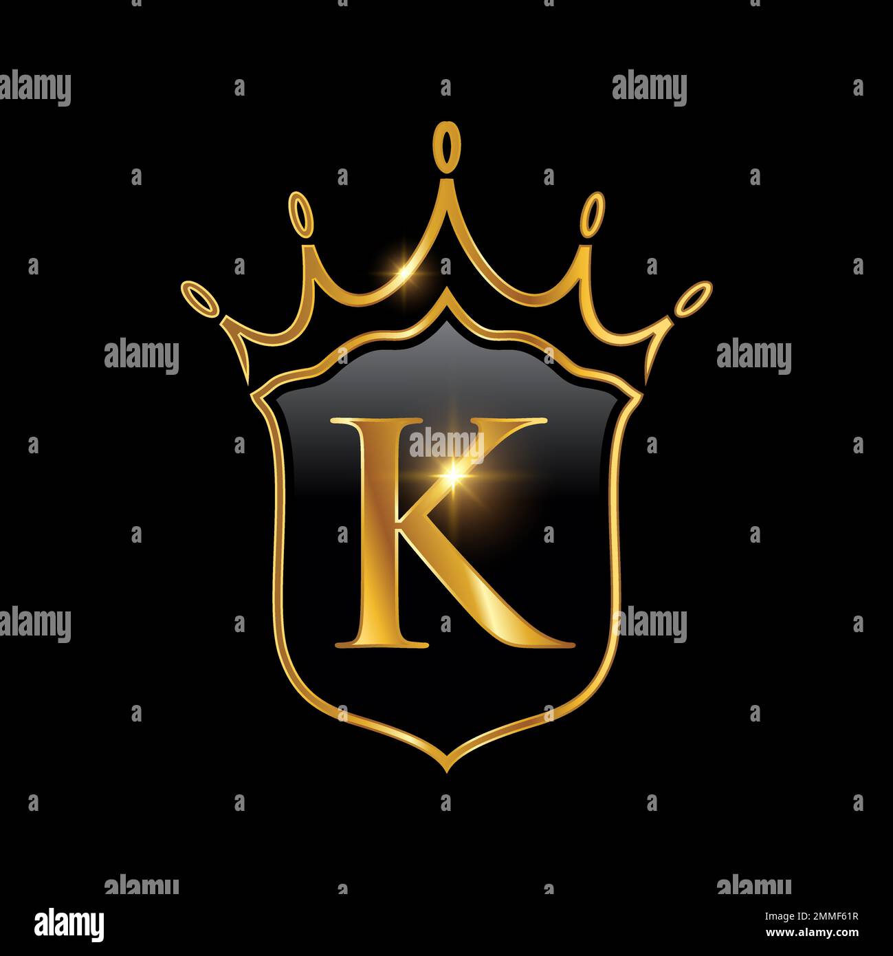 K monogram Stock Vector Images - Alamy