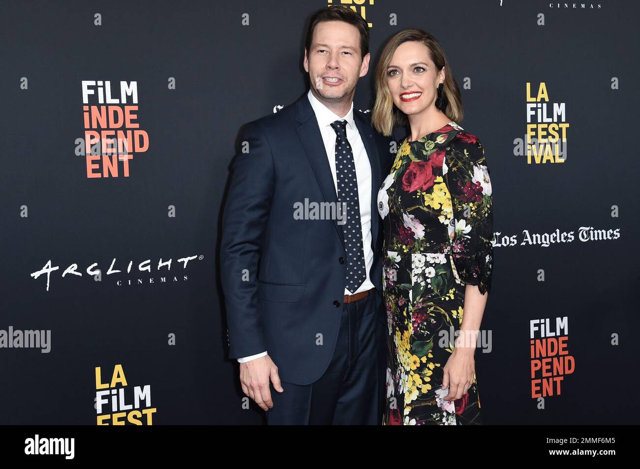 Ike Barinholtz, left, and Erica Hanson attend the world premiere of ...