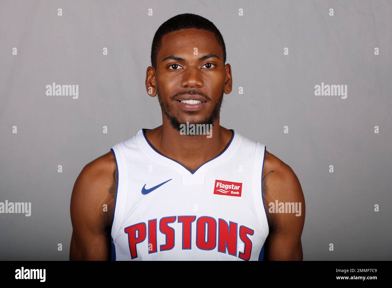 Detroit Pistons Glenn Robinson III poses during NBA basketball media ...
