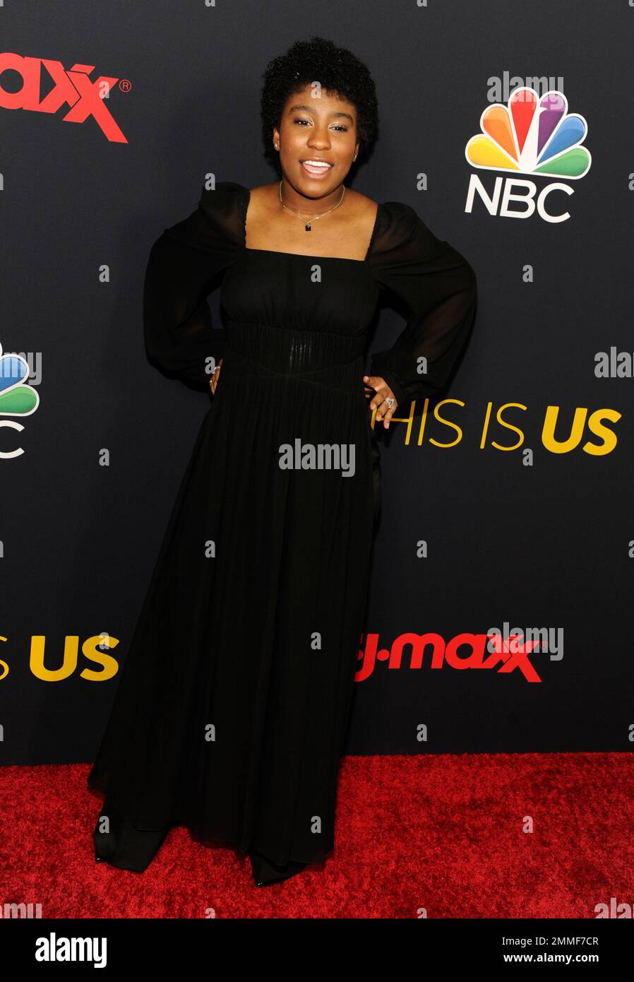 Lyric Ross arrives at a season three premiere screening of "This Is Us ...