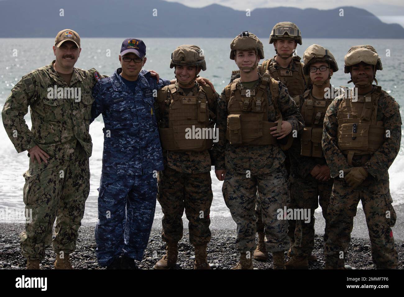 A U.S. Navy Sailor assigned to Amphibious Squadron (PHIBRON) 11, a ...
