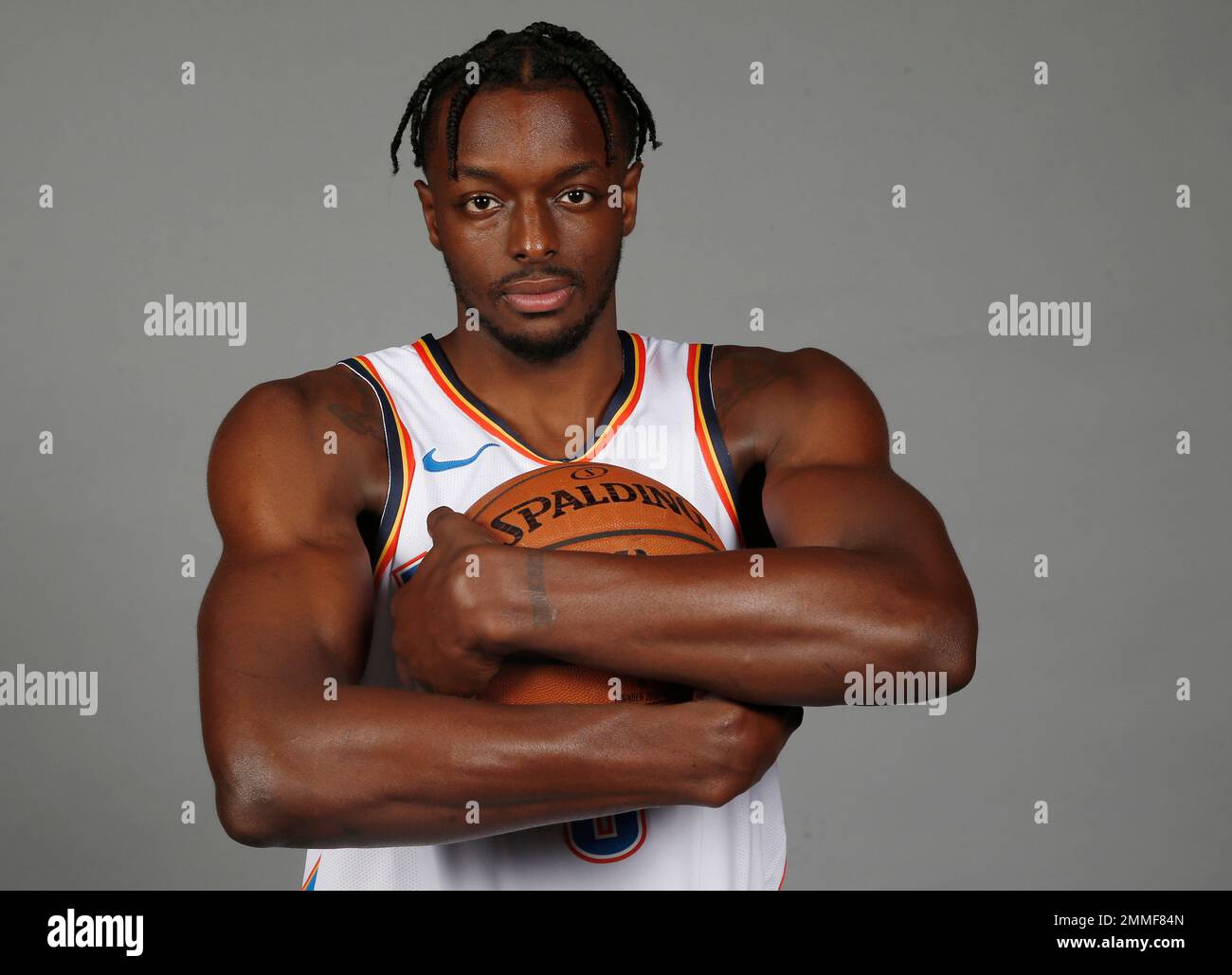 Oklahoma City Thunder forward Jerami Grant during an NBA basketball ...