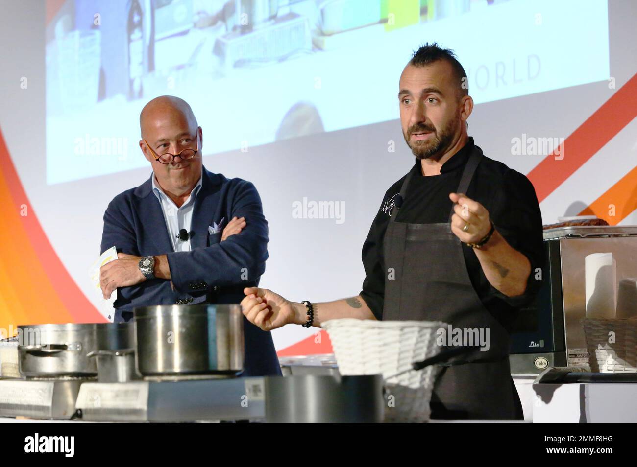 IMAGE DISTRIBUTED FOR AJINOMOTO CO., INC. - Celebrity chefs Andrew ...