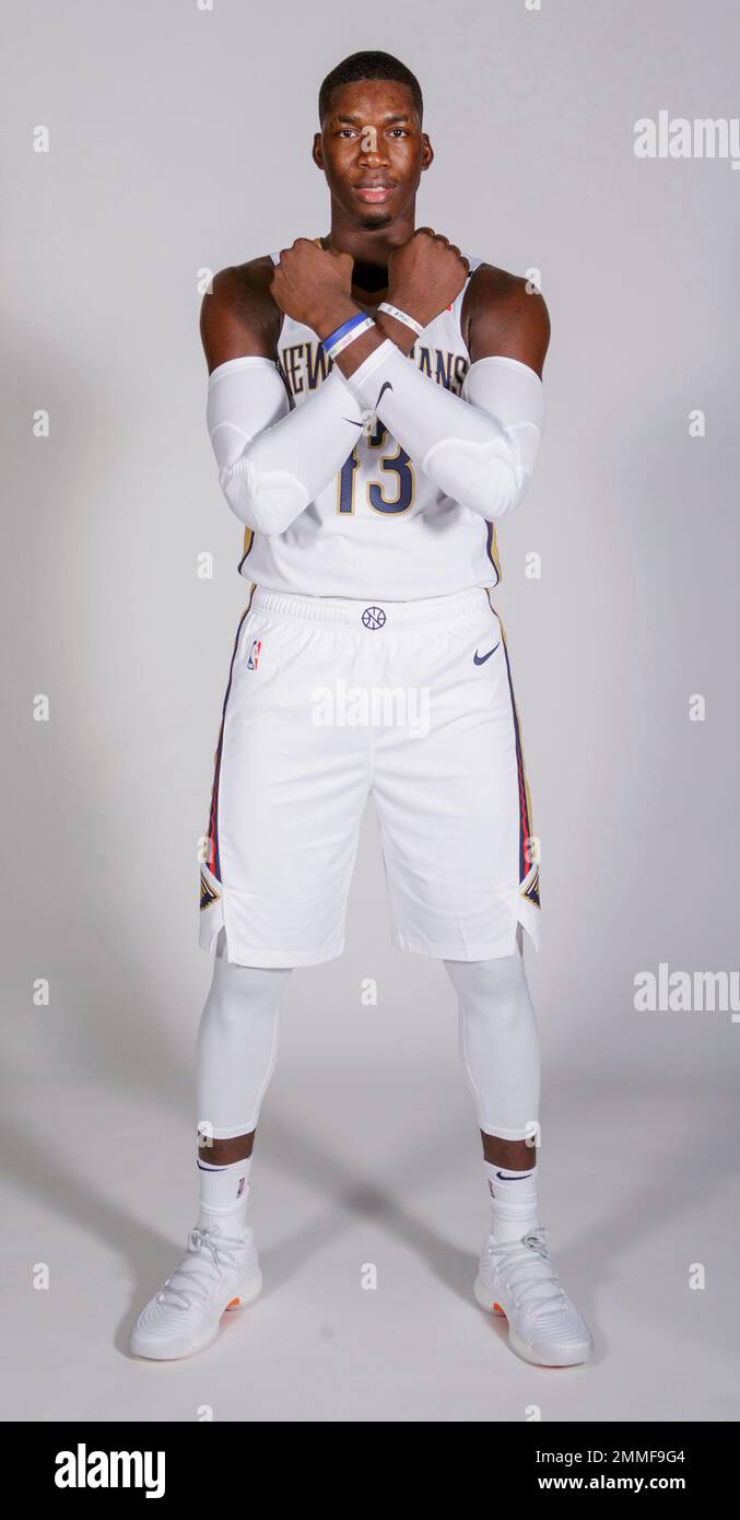 New Orleans Pelicans forward Cheick Diallo (13) poses for a photograph ...