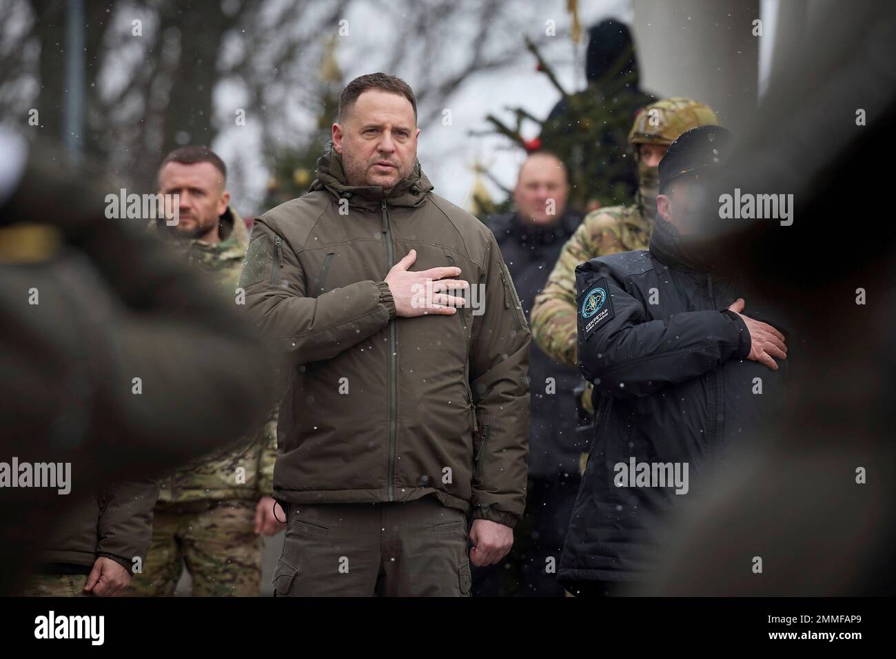 Kyiv, Ukraine. 29th Jan, 2023. Ukrainian chief of presidential staff ...