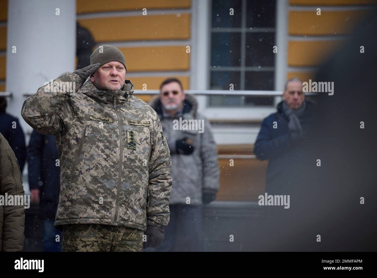 Kyiv, Ukraine. 29th Jan, 2023. Ukrainian Commander-in-Chief of the ...