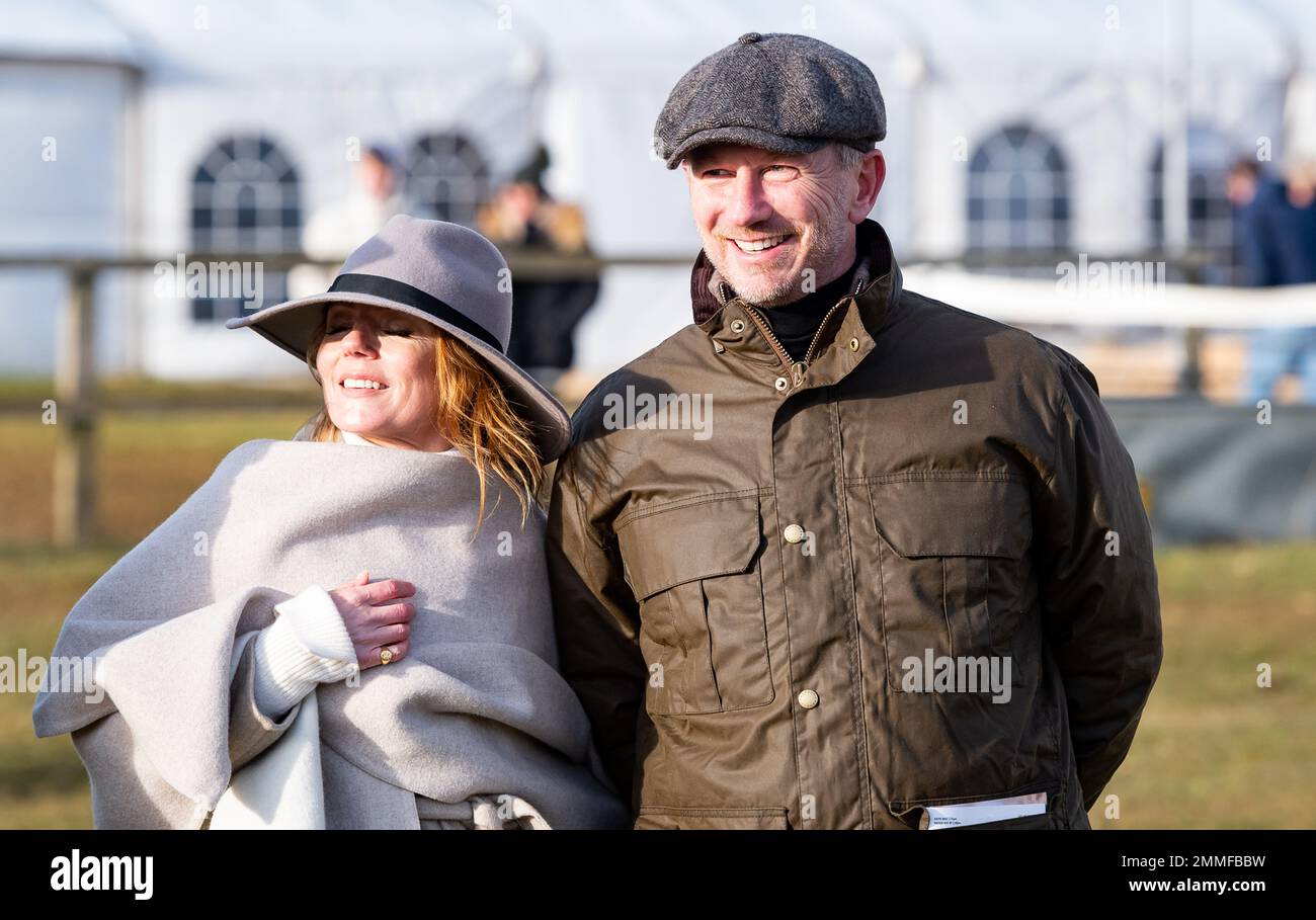 Christian and Geri Horner at the Cocklebarrow Point to Point, to see ...
