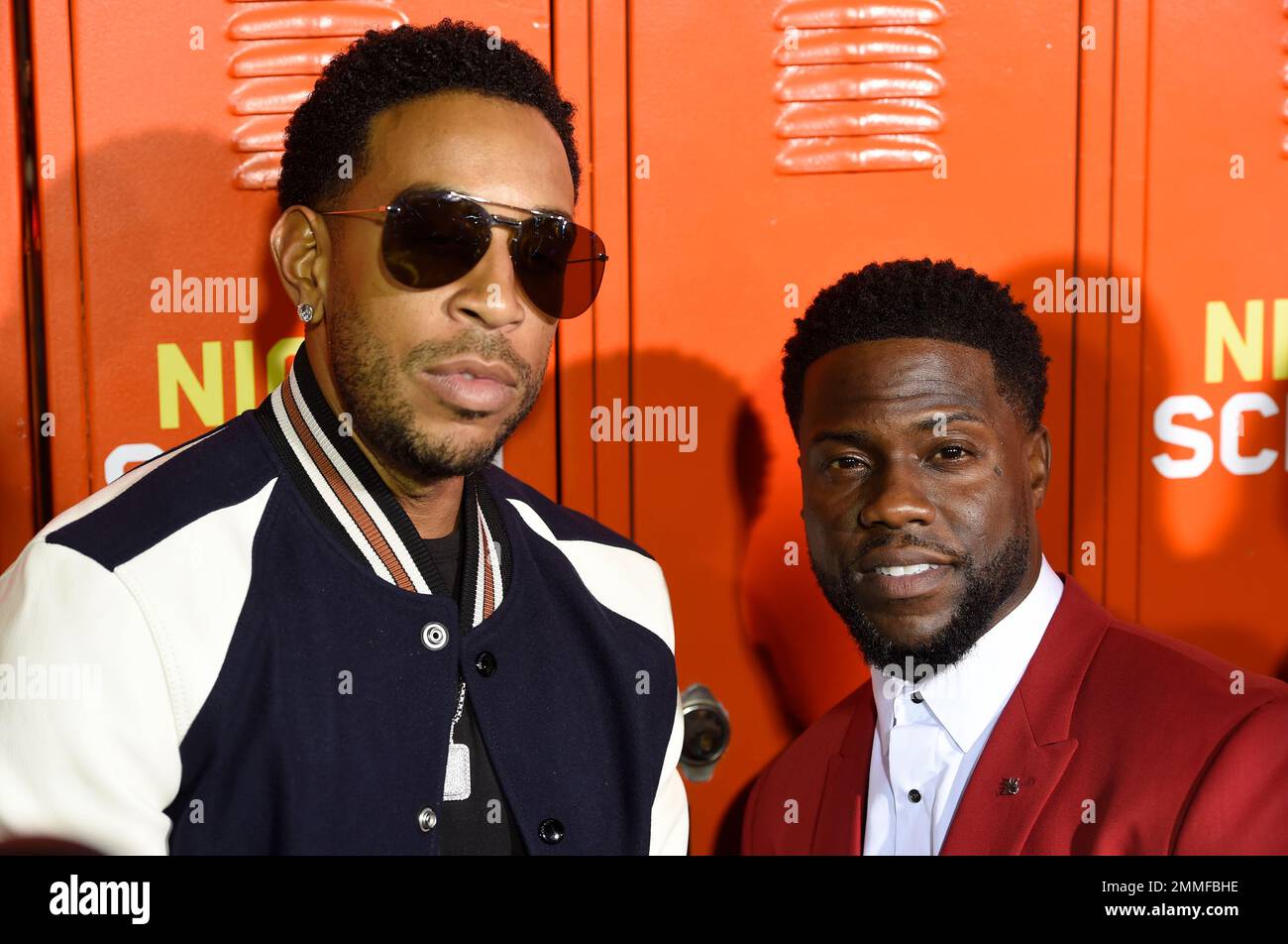 Kevin Hart, right, a cast member, producer and co-writer of "Night ...