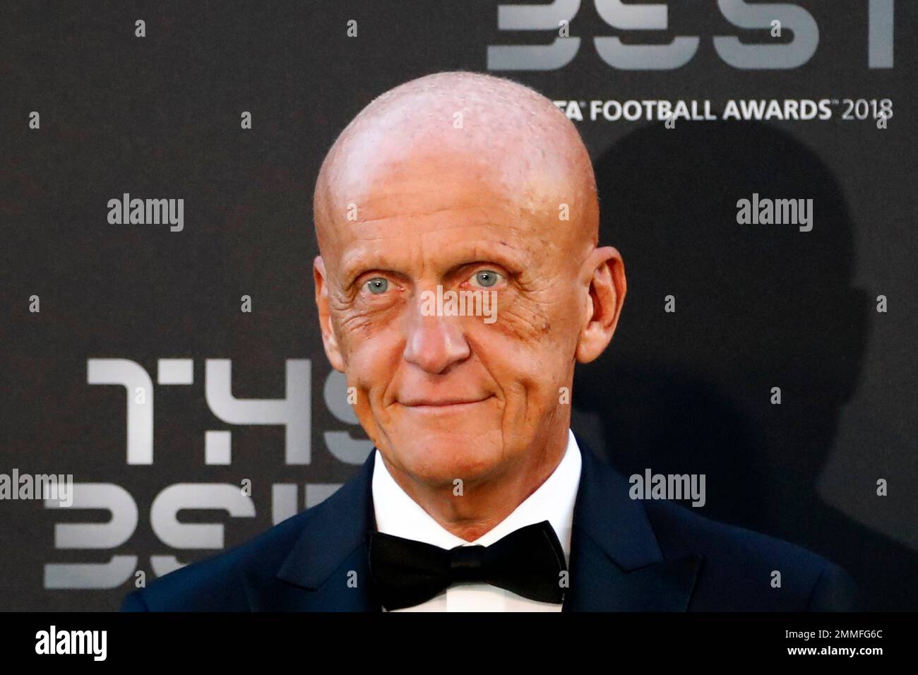 Pierluigi Collina, former soccer referee, arrives for the ceremony of ...