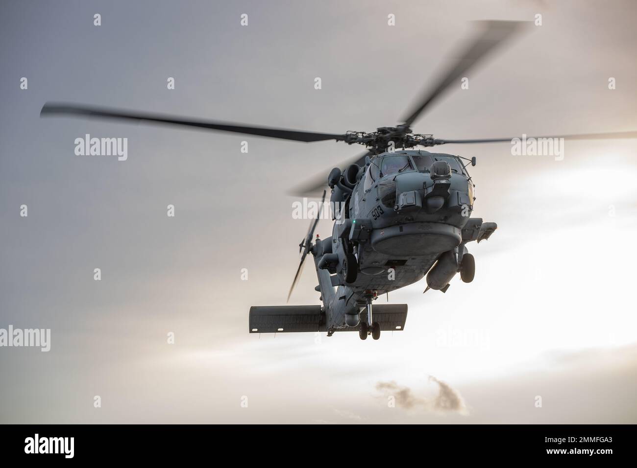 220917-N-NQ285-2080 ATLANTIC OCEAN (Sept. 17, 2022) An MH-60R Sea Hawk ...