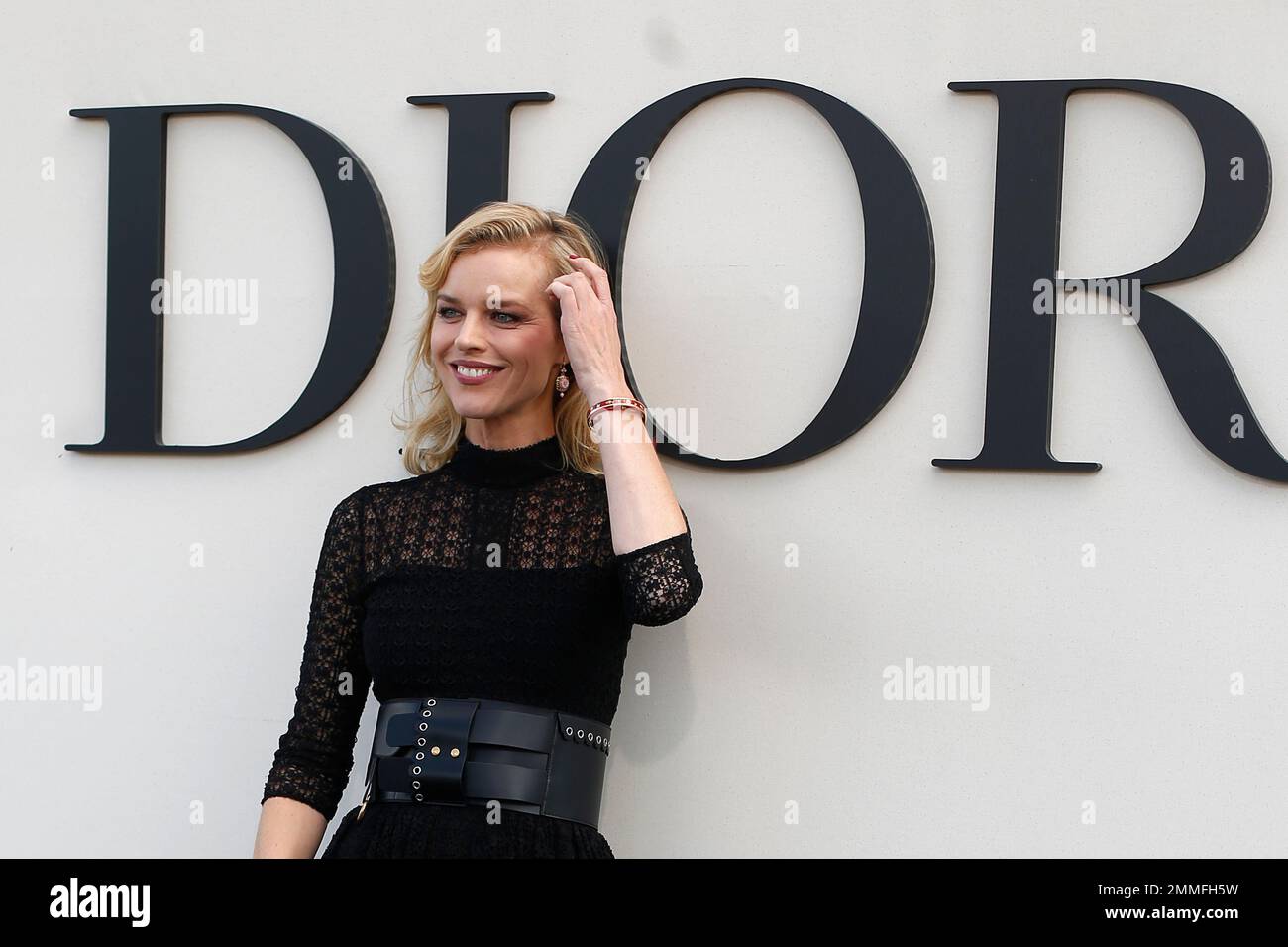 Model Eva Herzigova poses before Christian Dior's Spring/Summer 2019 ...