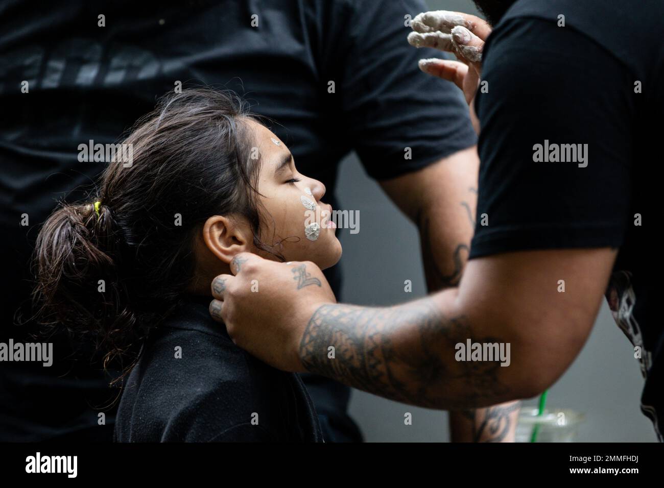 Veronica Nelson’s family members, friends and supporters gather outside ...