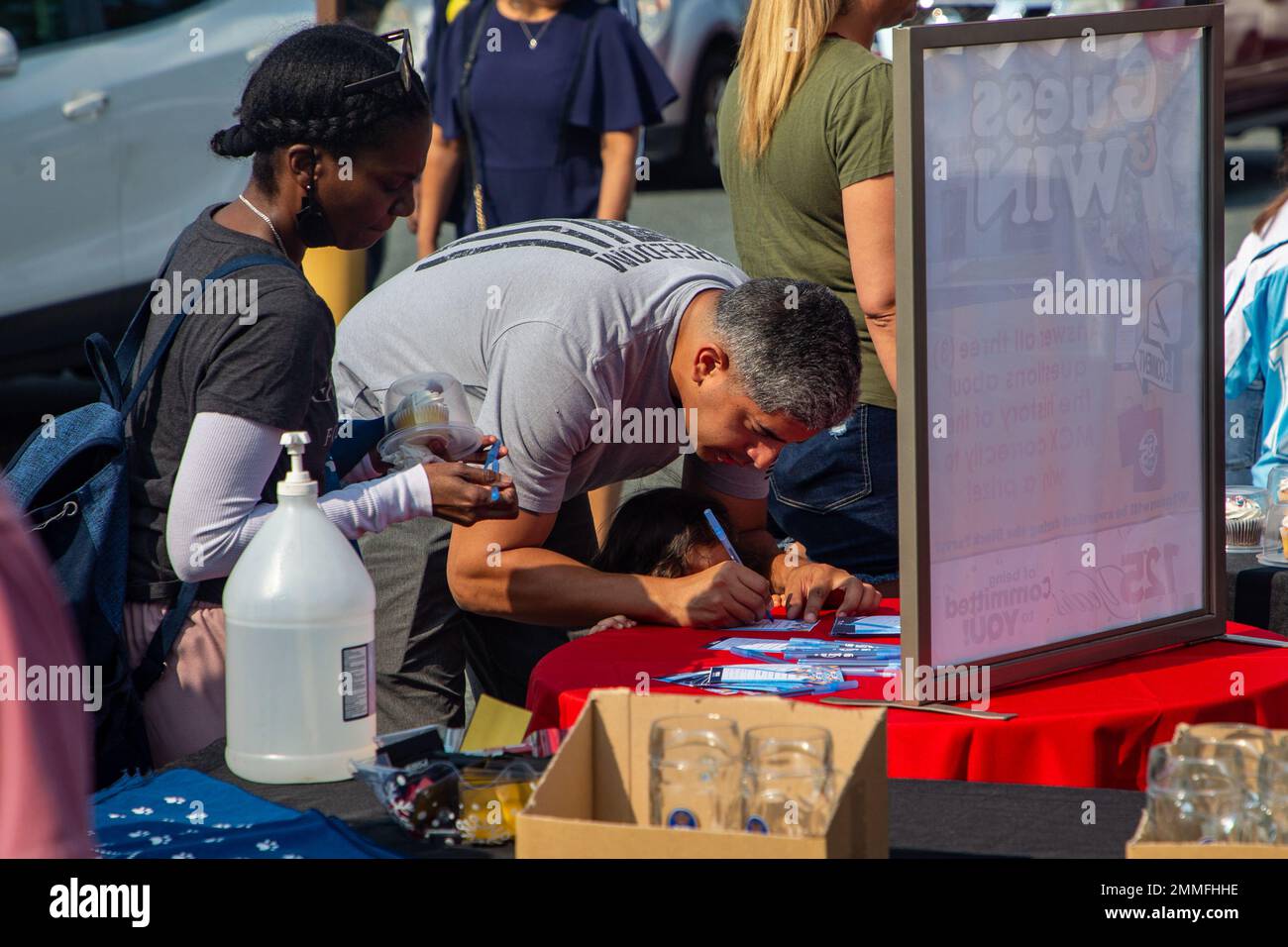 U.S. Marines and their families celebrate the 125th Celebration of the ...