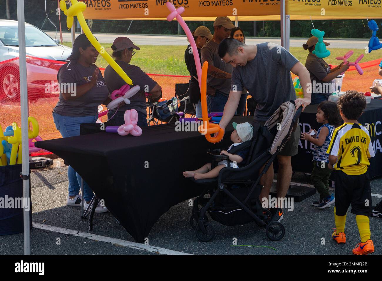U.S. Marines and their families celebrate the 125th Celebration of the ...