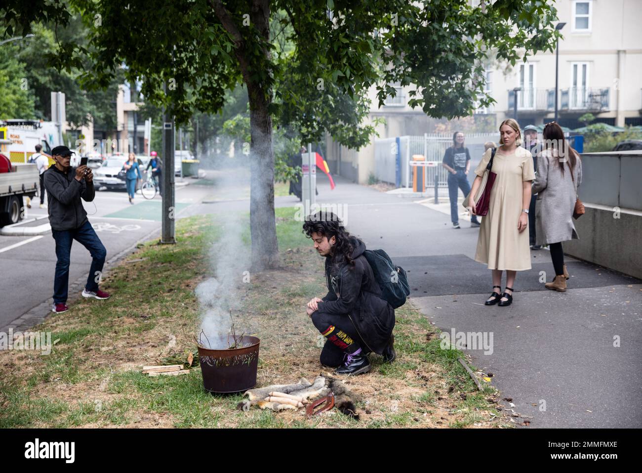 Veronica Nelson’s family members, friends and supporters participate in ...
