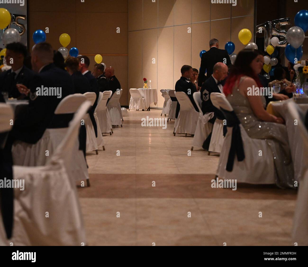 A POW/MIA table at the McNease Convention Center, in San Angelo, Texas ...