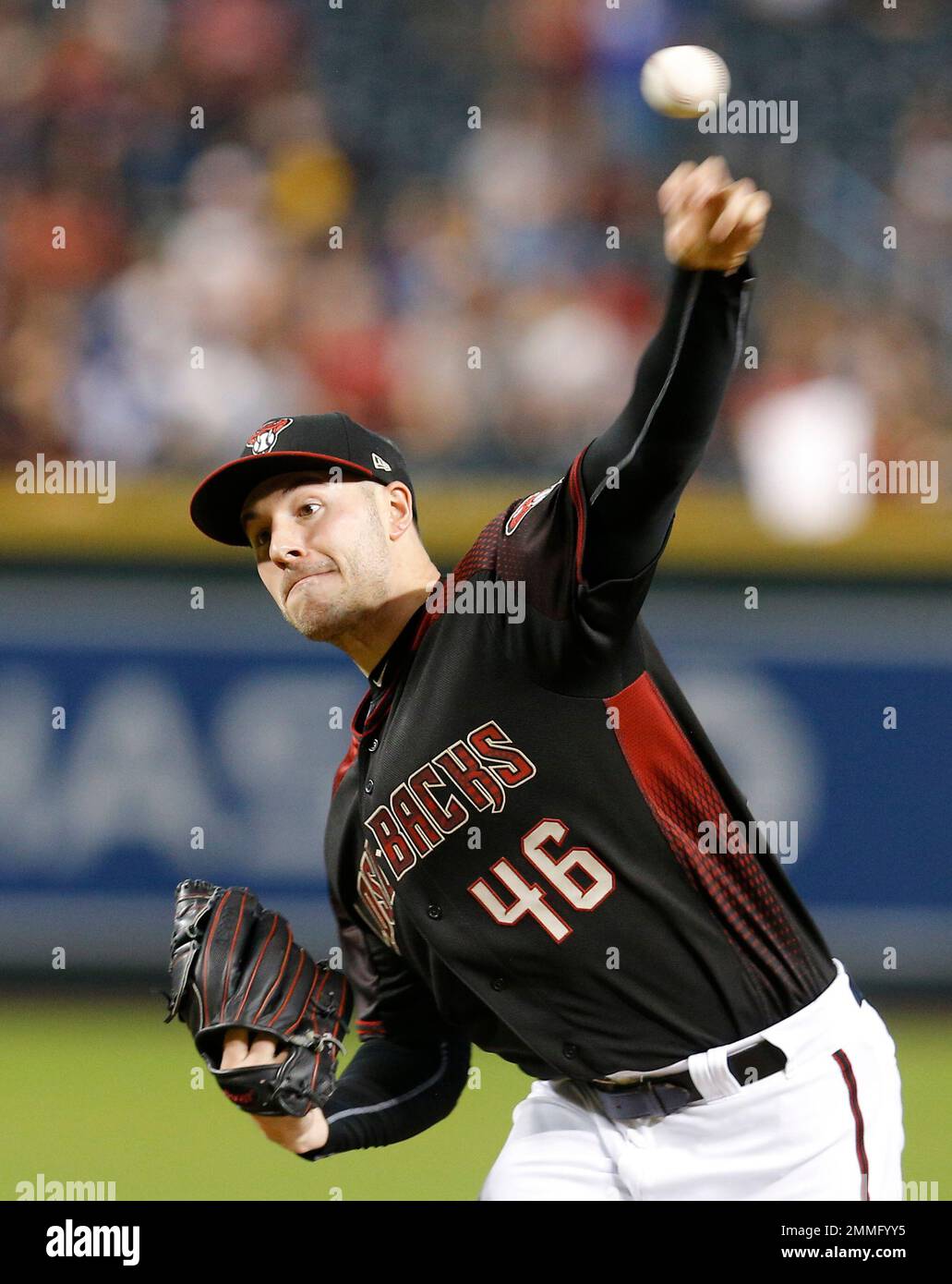 Arizona Diamondbacks starting pitcher Patrick Corbin (46) in the first ...
