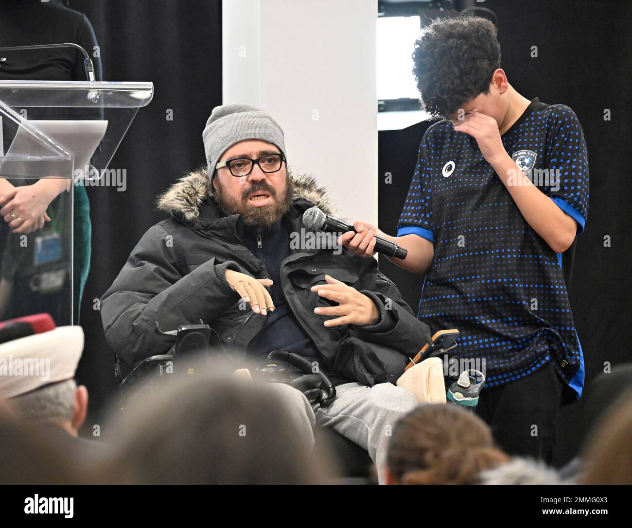 Ayman Derbali, injured victim of the 2017 mosque shooting, speaks of ...