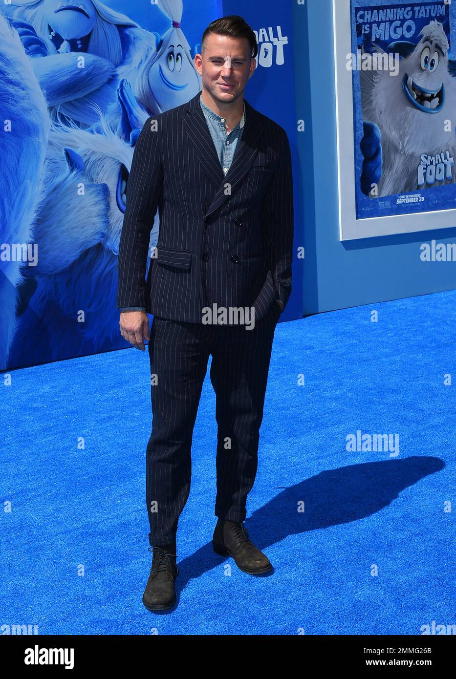 Channing Tatum arrives at the world premiere of "Small Foot" on ...