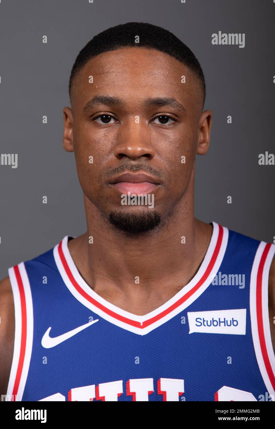 Philadelphia 76ers' Demetrius Jackson poses for a photograph during ...