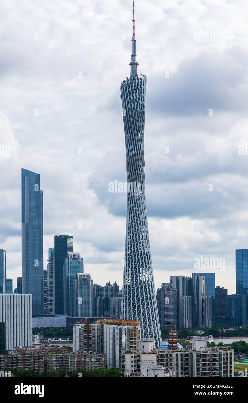 Guangzhou center canton tower square hi-res stock photography and ...