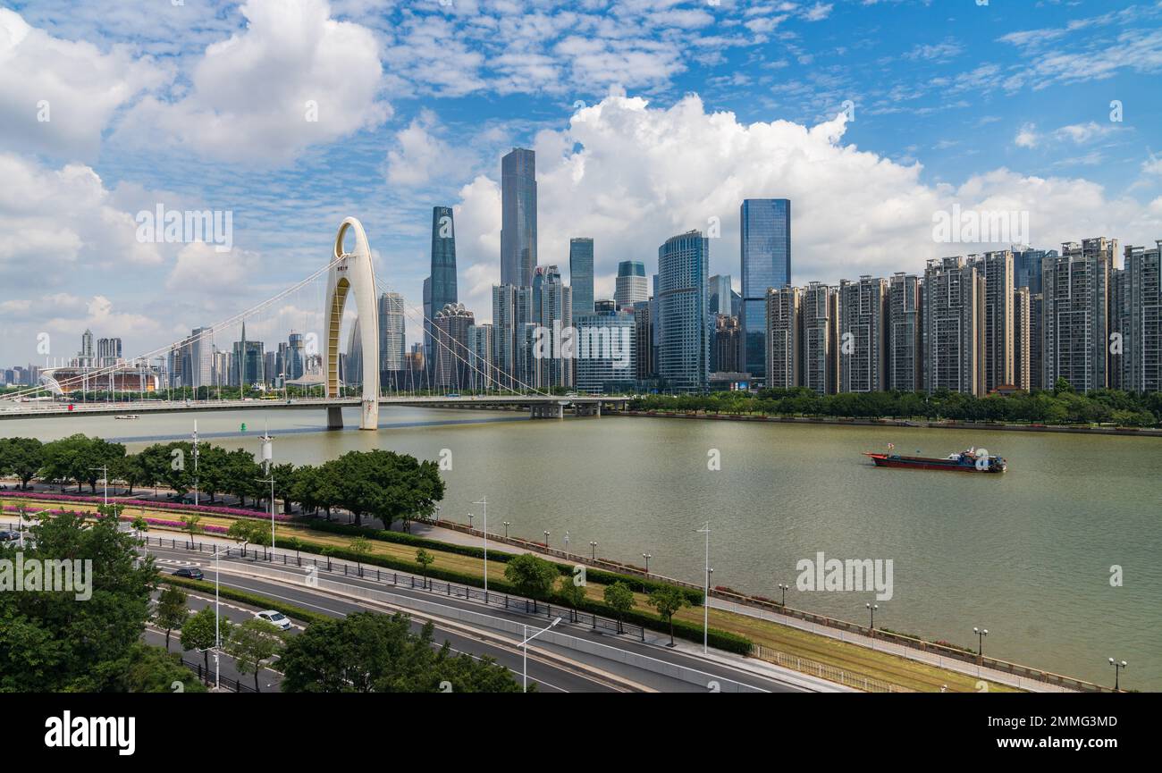 Modern skyscrapers outdoors in guangzhou hi-res stock photography and ...