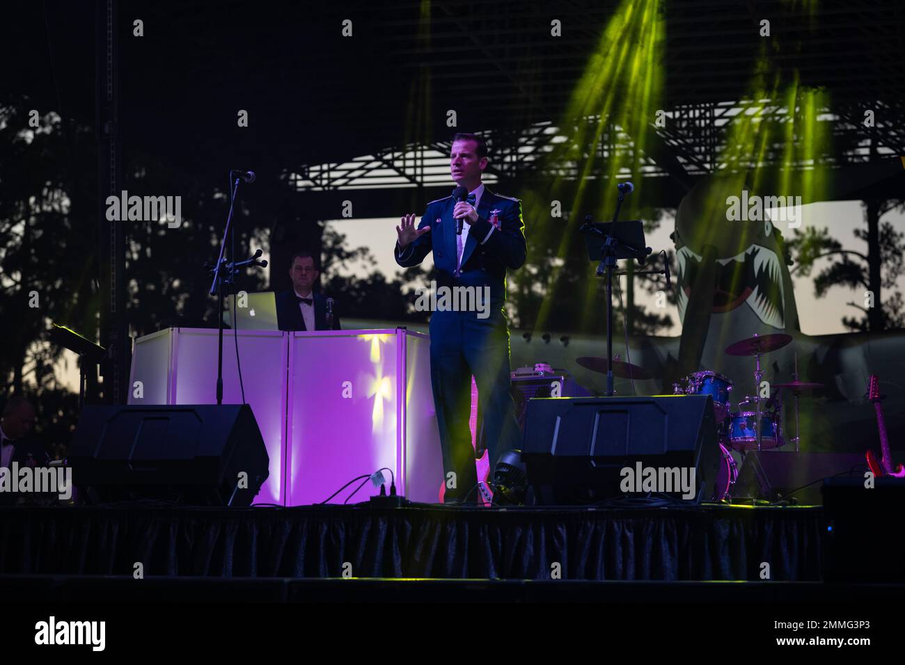 U.S. Air Force Col. Russell Cook, 23rd Wing commander gives opening ...