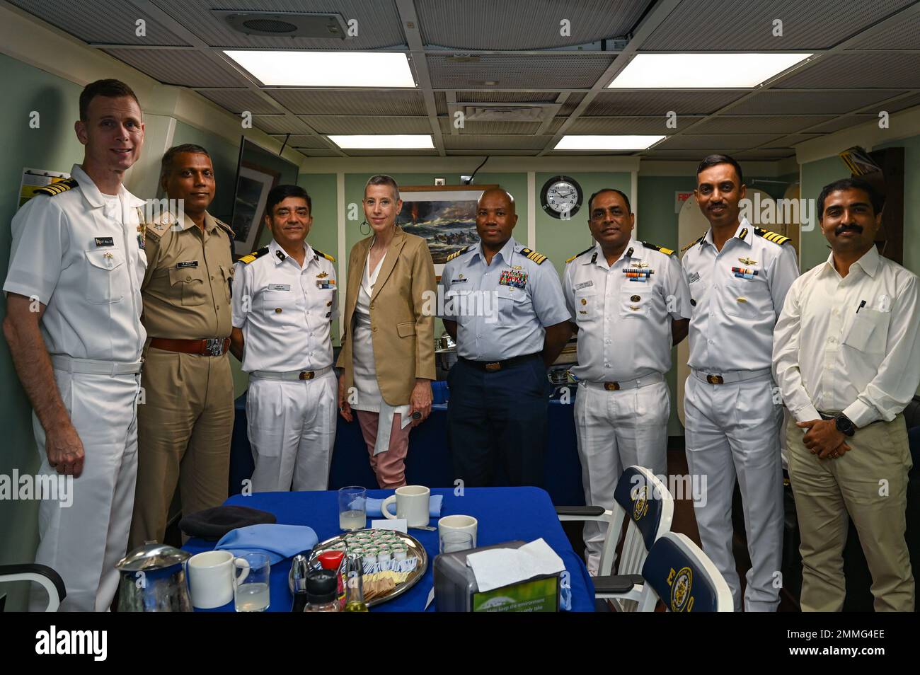 U.S. Consul General, Chennai, Judith Ravin, meets with Capt. Willie ...