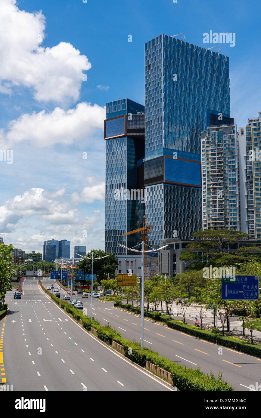 Tencent's headquarters in shenzhen Stock Photo - Alamy