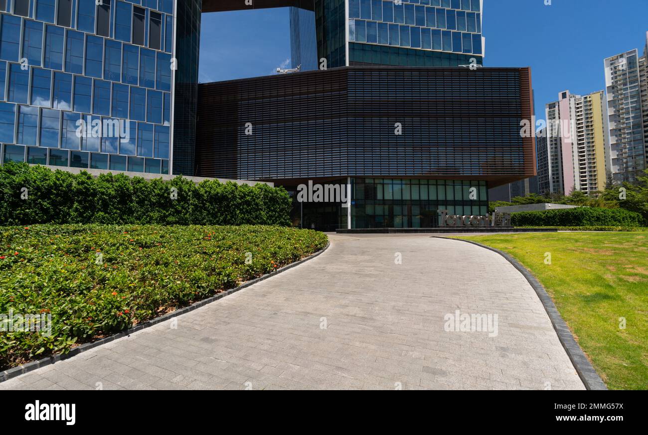 Tencent's headquarters in shenzhen Stock Photo - Alamy