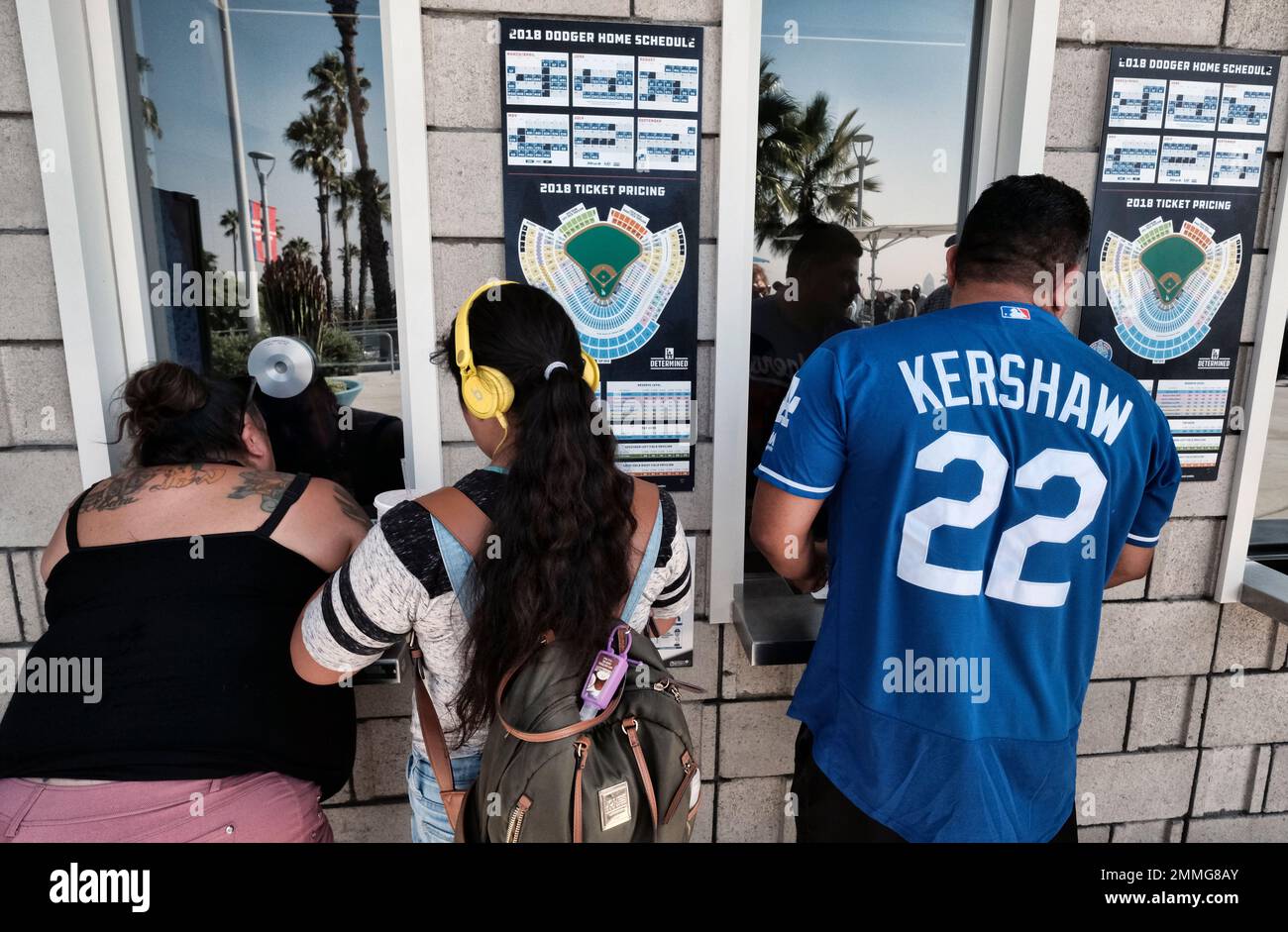 Los Angeles Dodgers baseball fans Belen Mercado, left and Jessica ...