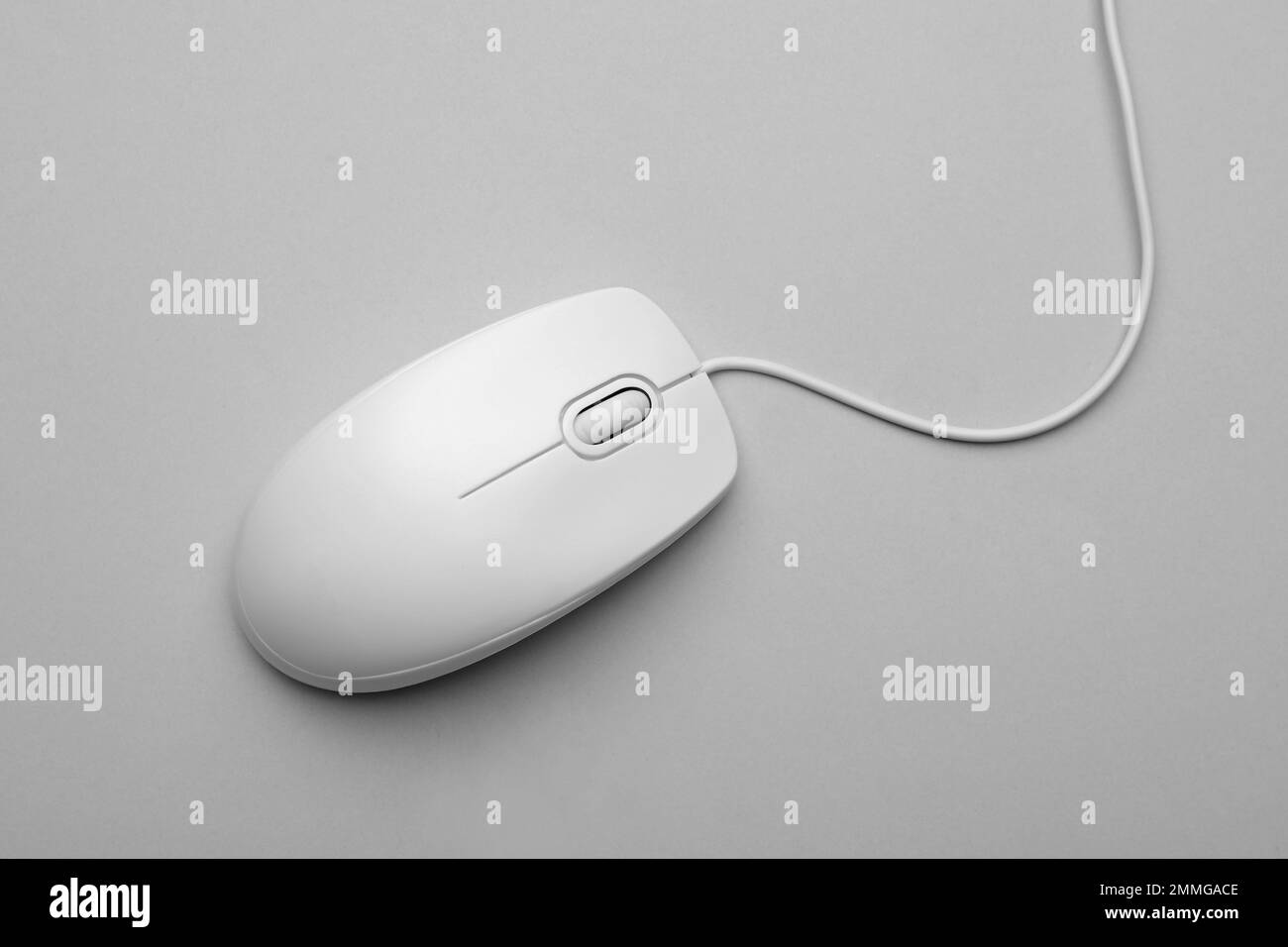 Modern wired optical mouse Black and White Stock Photos & Images - Alamy